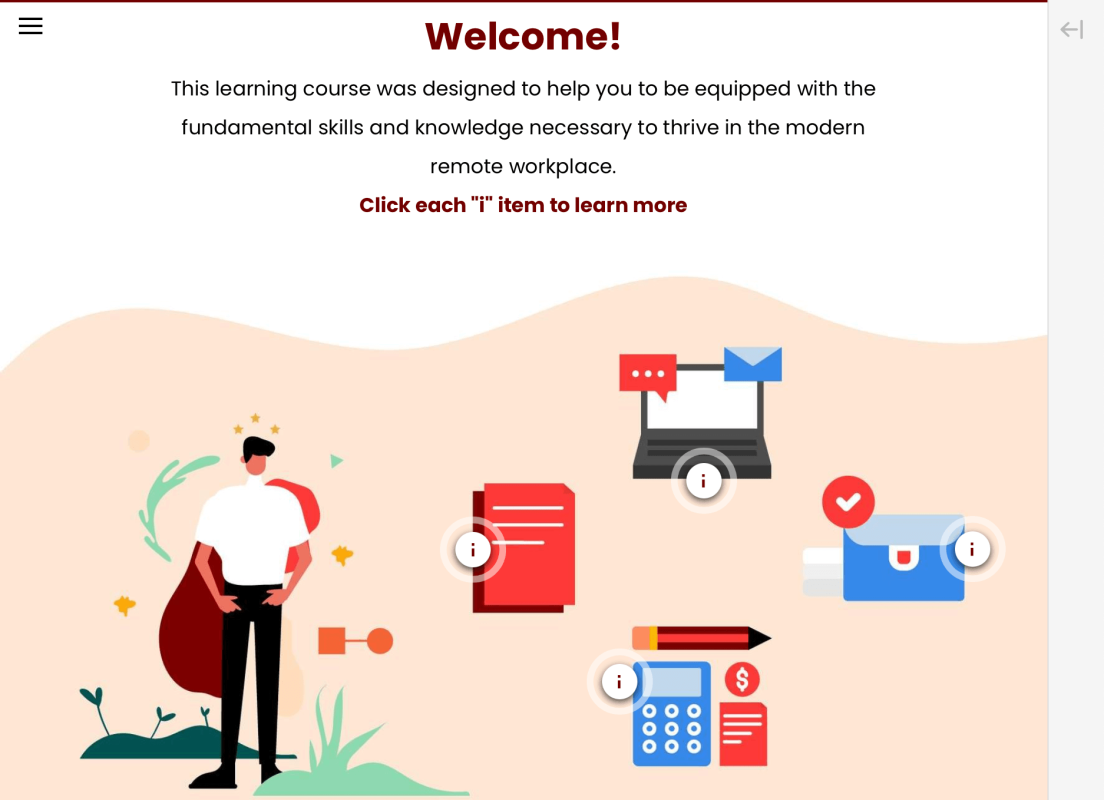 Online course development services for Articulate Rise