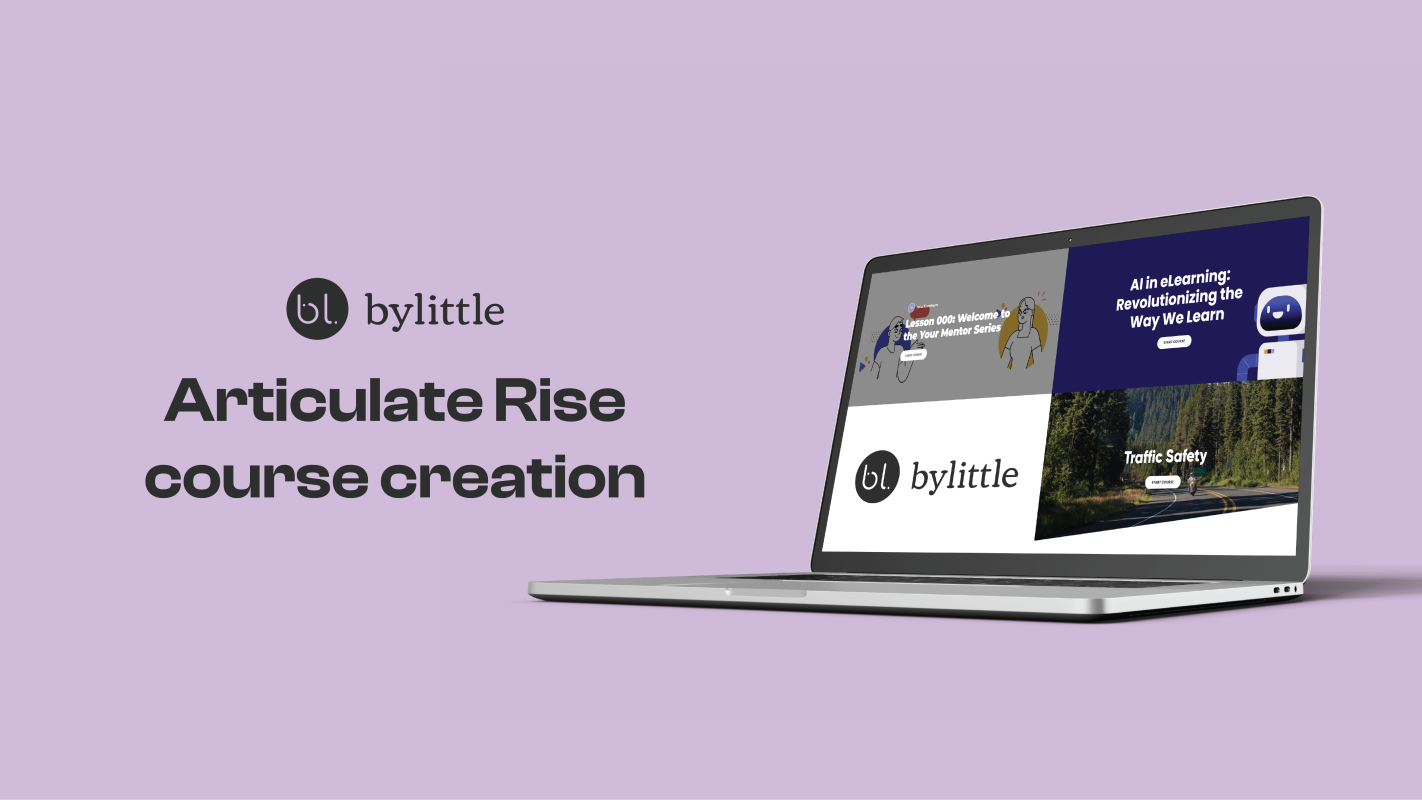 Online course development services for Articulate Rise